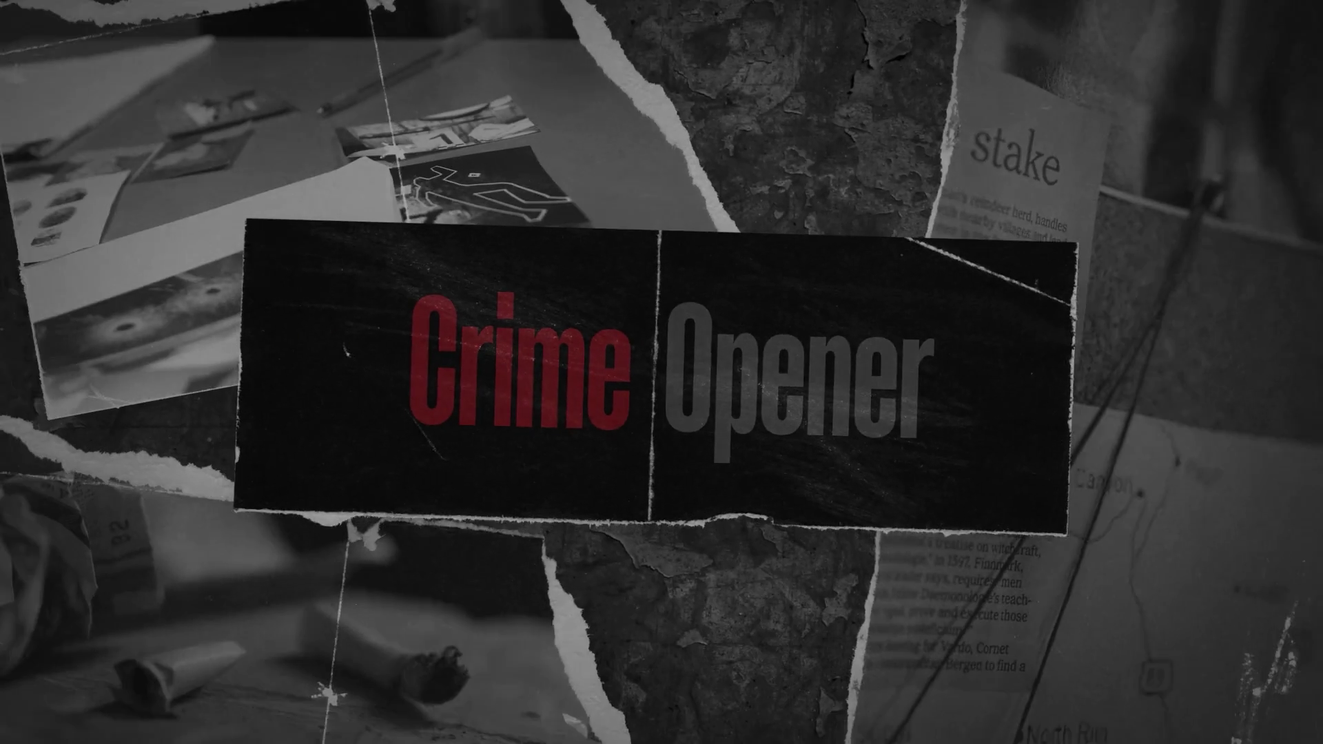 Premiere Pro Template: Crime Opener | Documentary | Premier Pro SBV-351762790 - Storyblocks