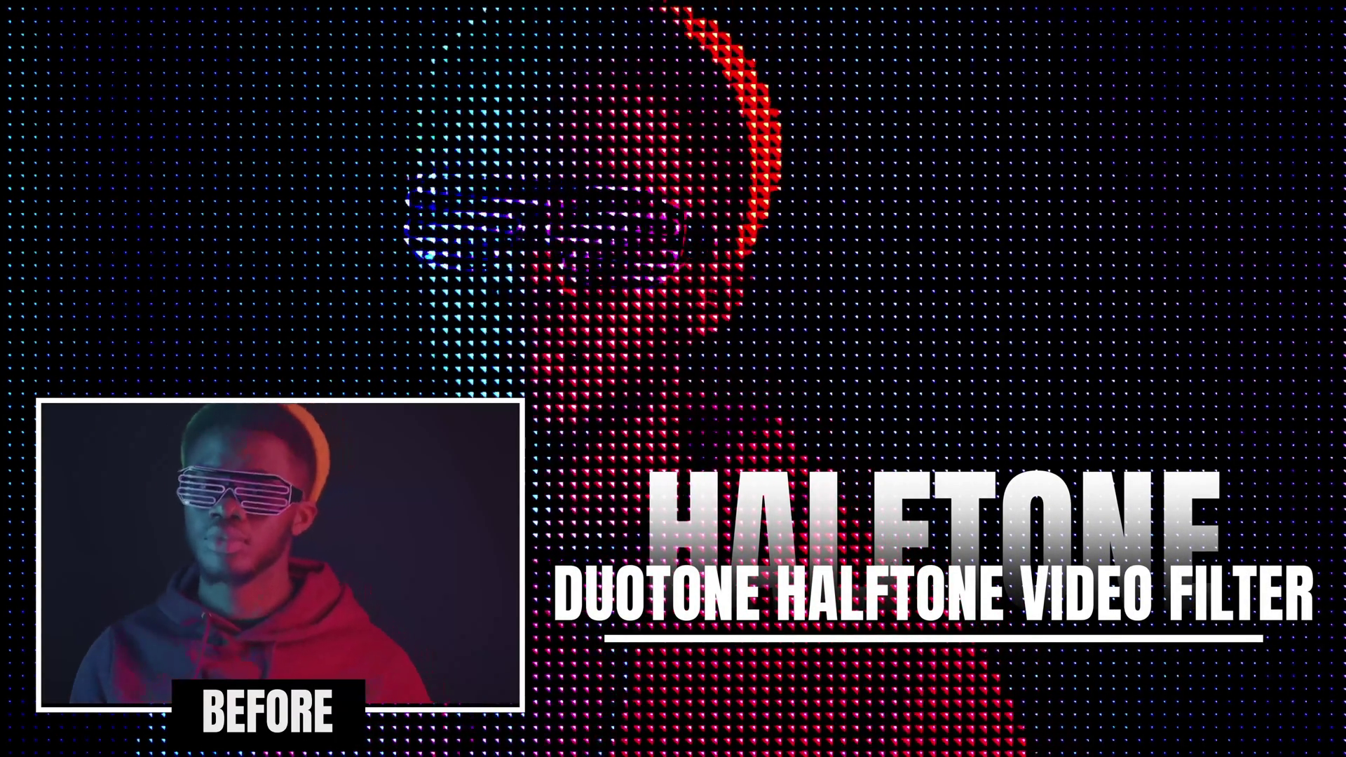 Premiere Pro Template: Halftone Duotone Effects | Premier Pro SBV-352082653 - Storyblocks