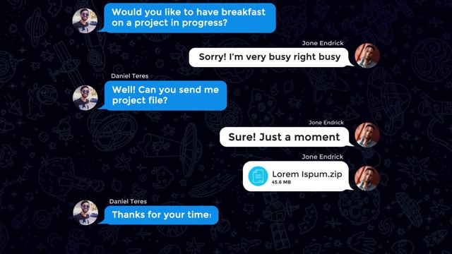 Royalty-Free After Effects Chat Templates - Storyblocks