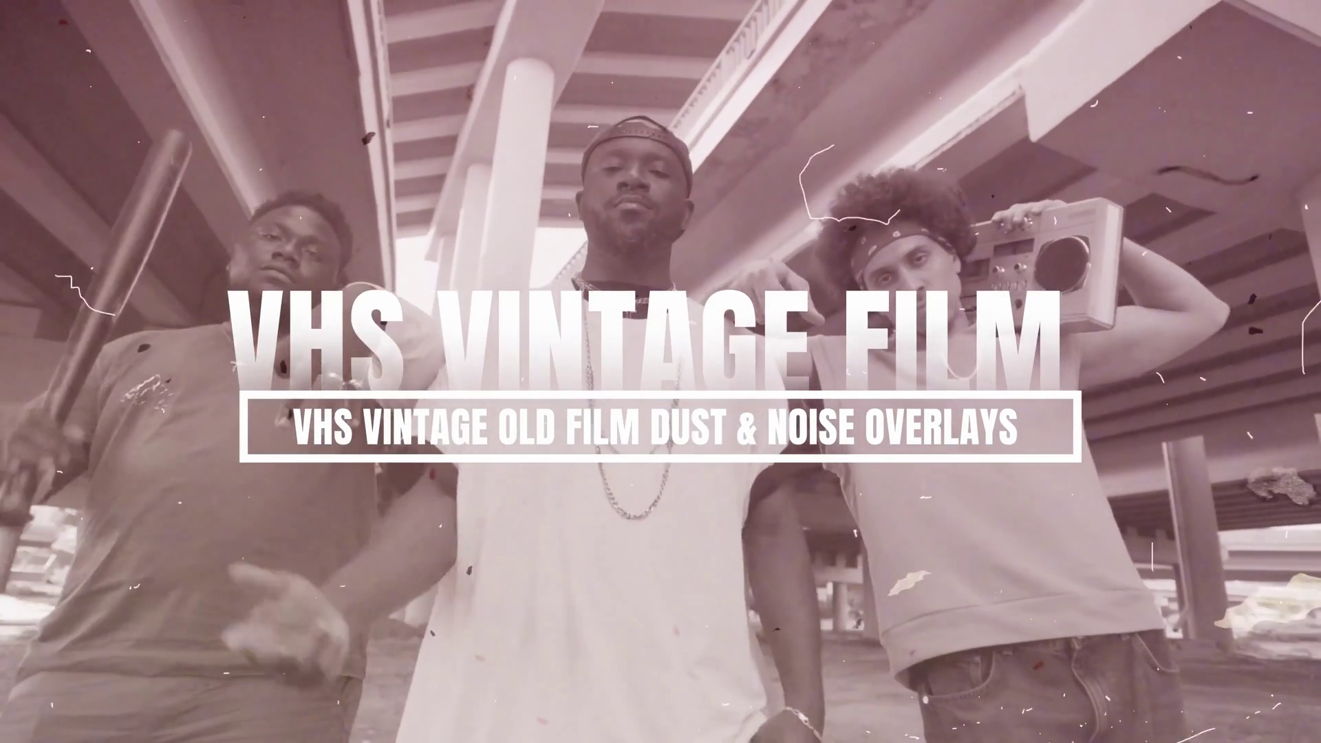 Vhs Vintage Old Film Dust & Noise Overlays | DaVinci Resolve Template ...