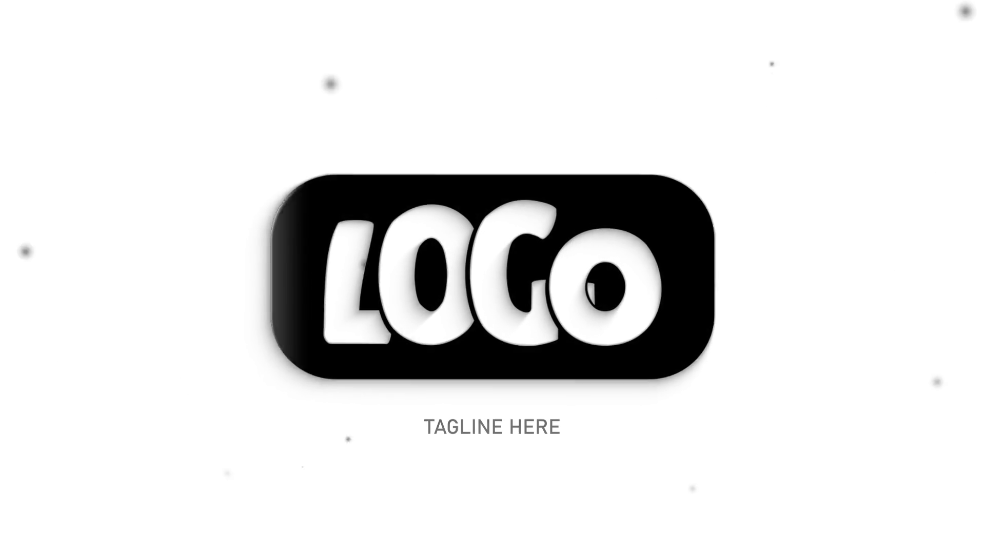 Clean Logo Reveal | Black White Template SBV-348455861 - Storyblocks