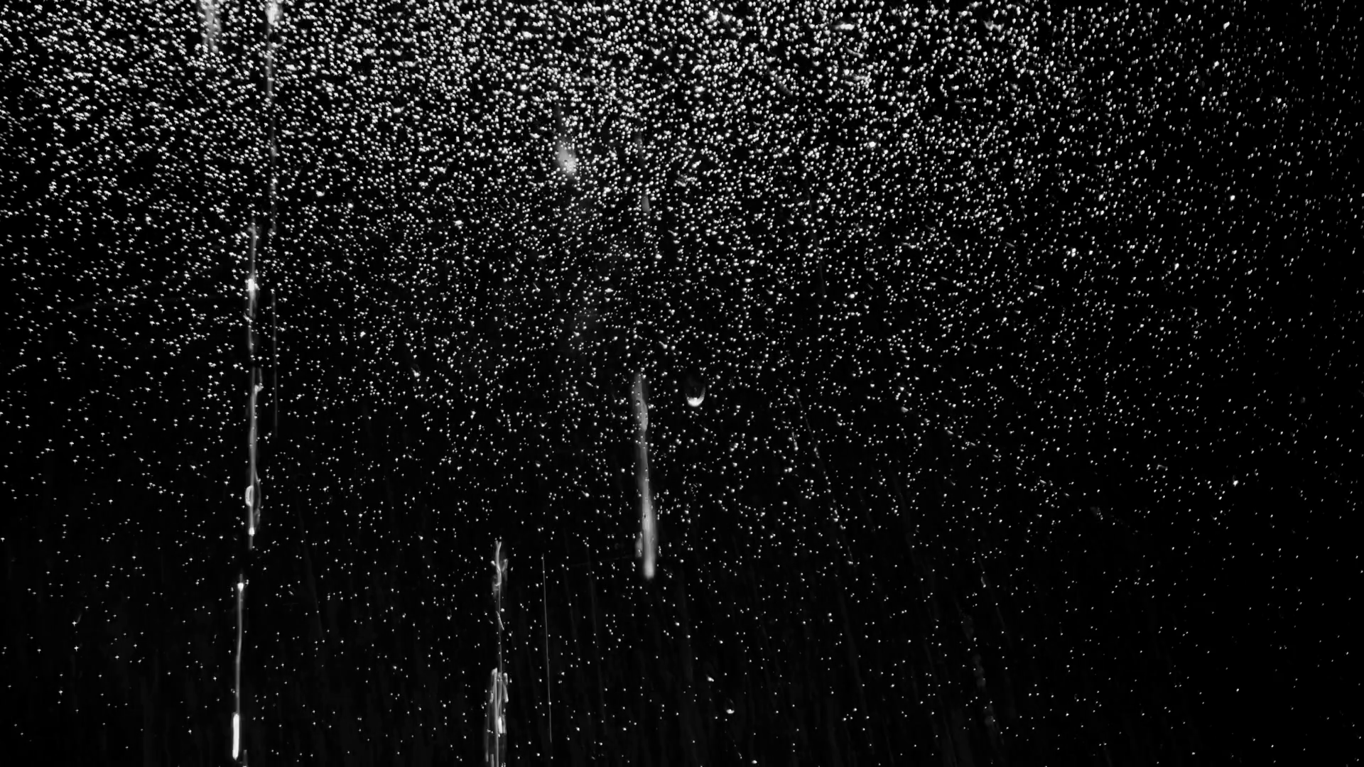 Rain Drops Falling High Quality Slow Rain Stock Footage SBV-347632794 ...