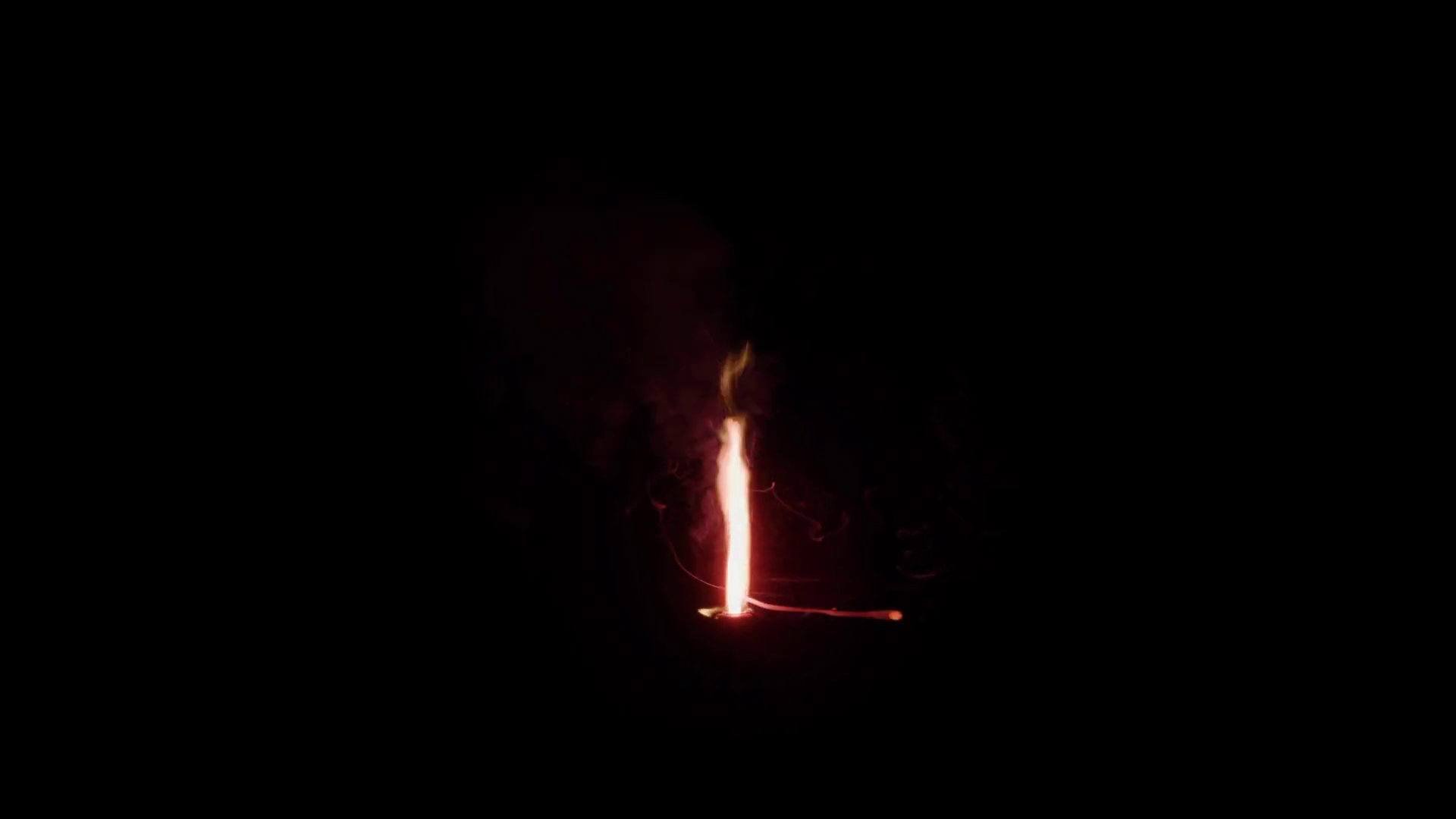 Orange Vertical Emergency Smoke Flare Moving Stock Footage SBV ...