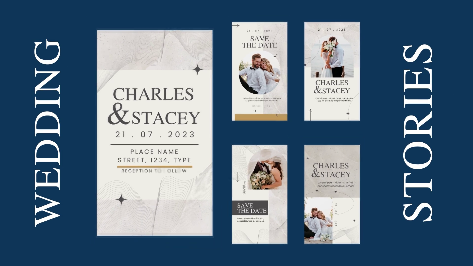 Premiere Pro Template: Wedding Invitation Instagram Stories | Reels SBV ...