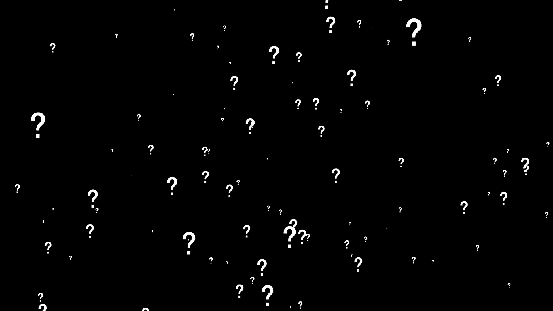 White Mark Questions Alpha Stock Motion Graphics SBV-347637068 ...