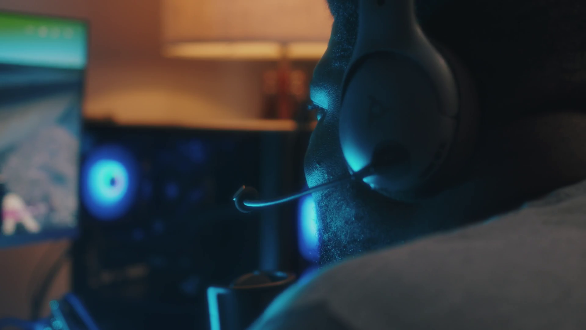 Side Profile Of Pc Gamer (mcu) Stock Footage SBV-346654047 - Storyblocks