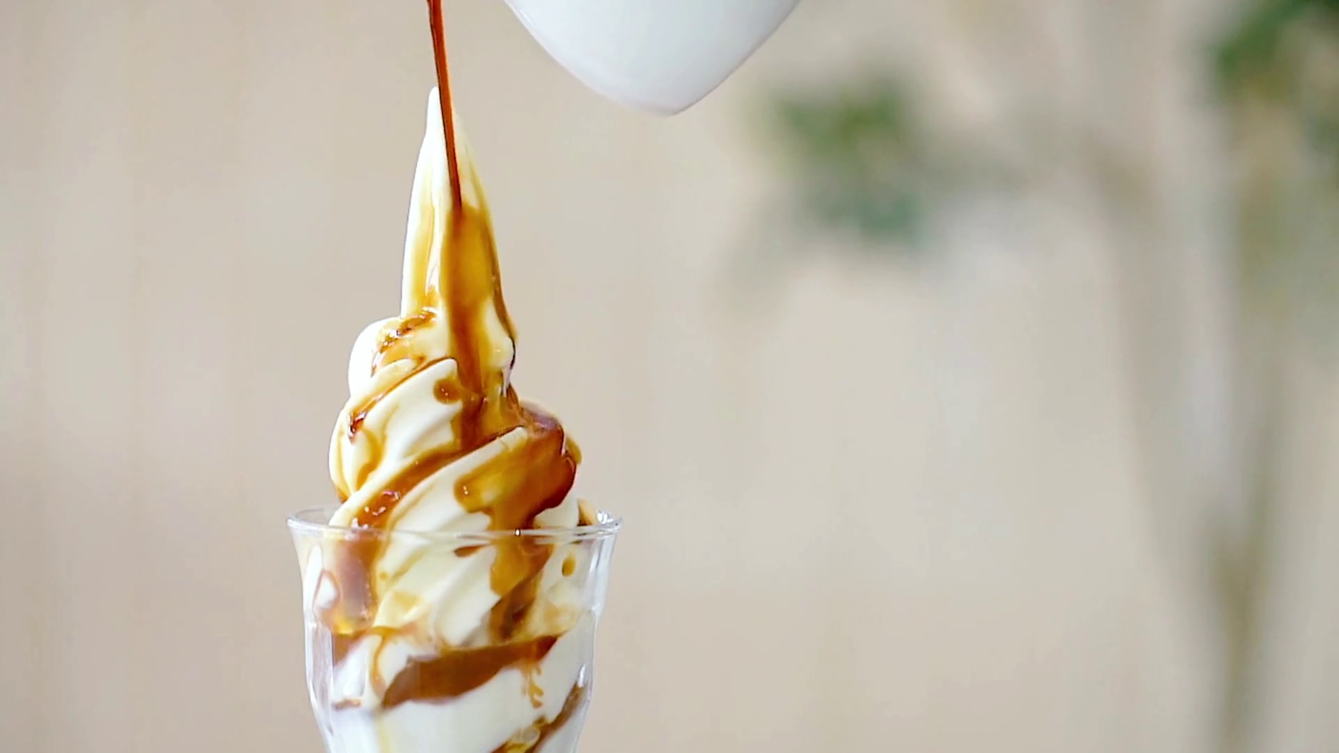 Affogato Being Prepared With Espresso Poured Stock Footage SBV ...