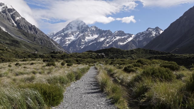 Mount Cook New Zealand Stock Footage: Royalty-Free Video Clips ...