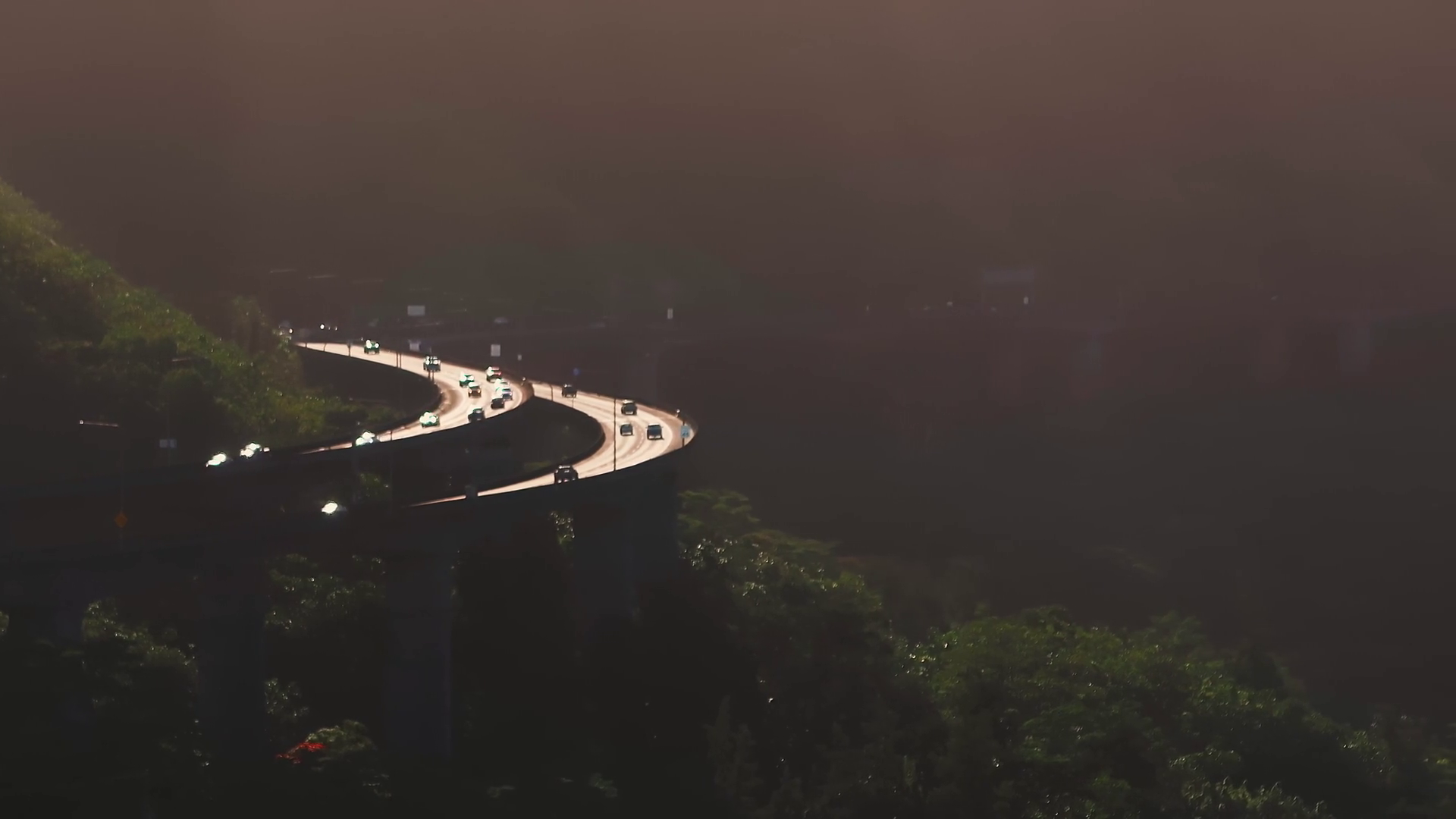 Aerial View Of Curving Highway In Oahu Stock Footage SBV-352042690 ...