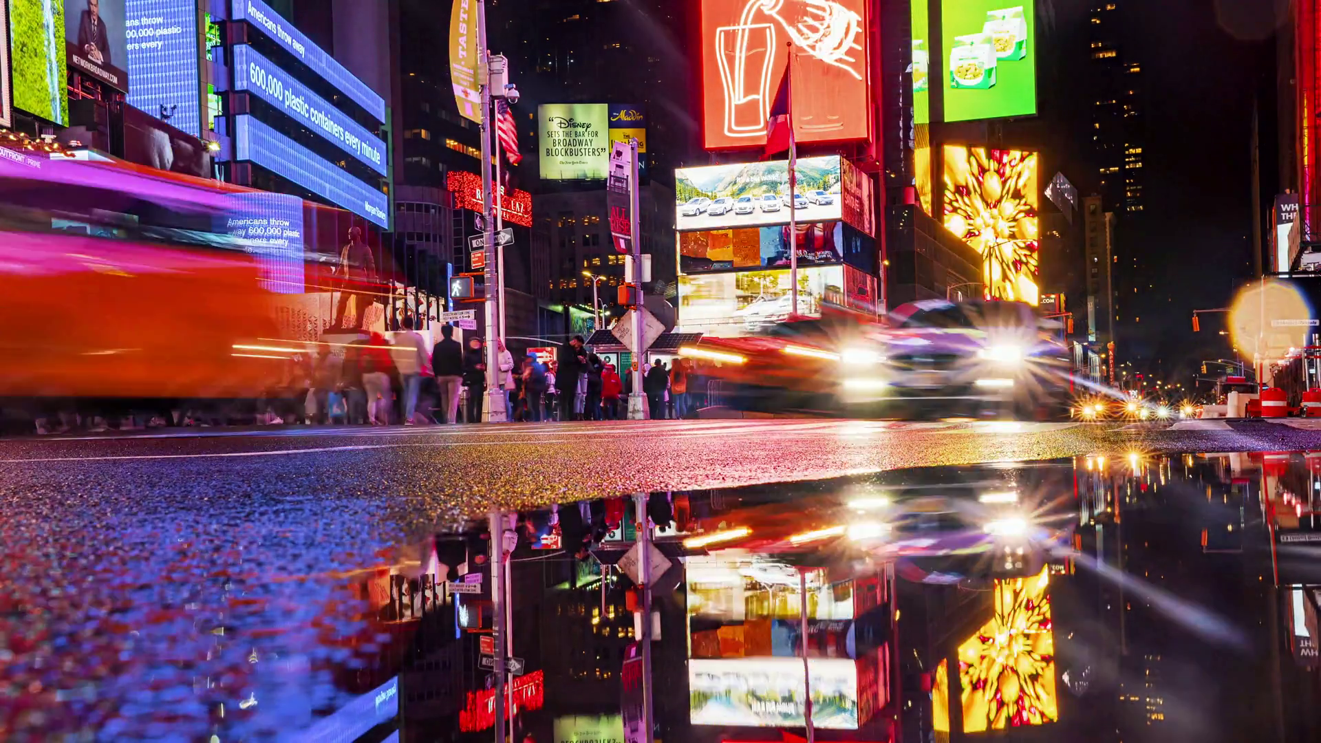 July 10 2019 New York Usa Night View Of Time Stock Footage SBV ...