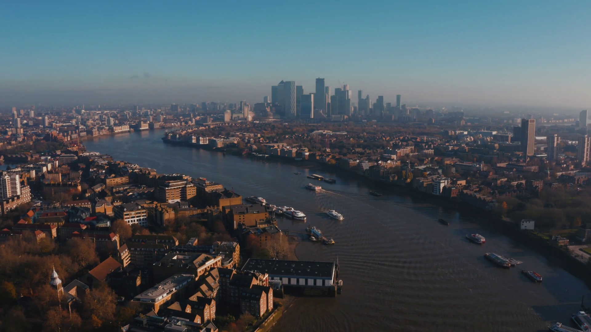 South London Aerial City View Around Stock Footage SBV-337958134 ...
