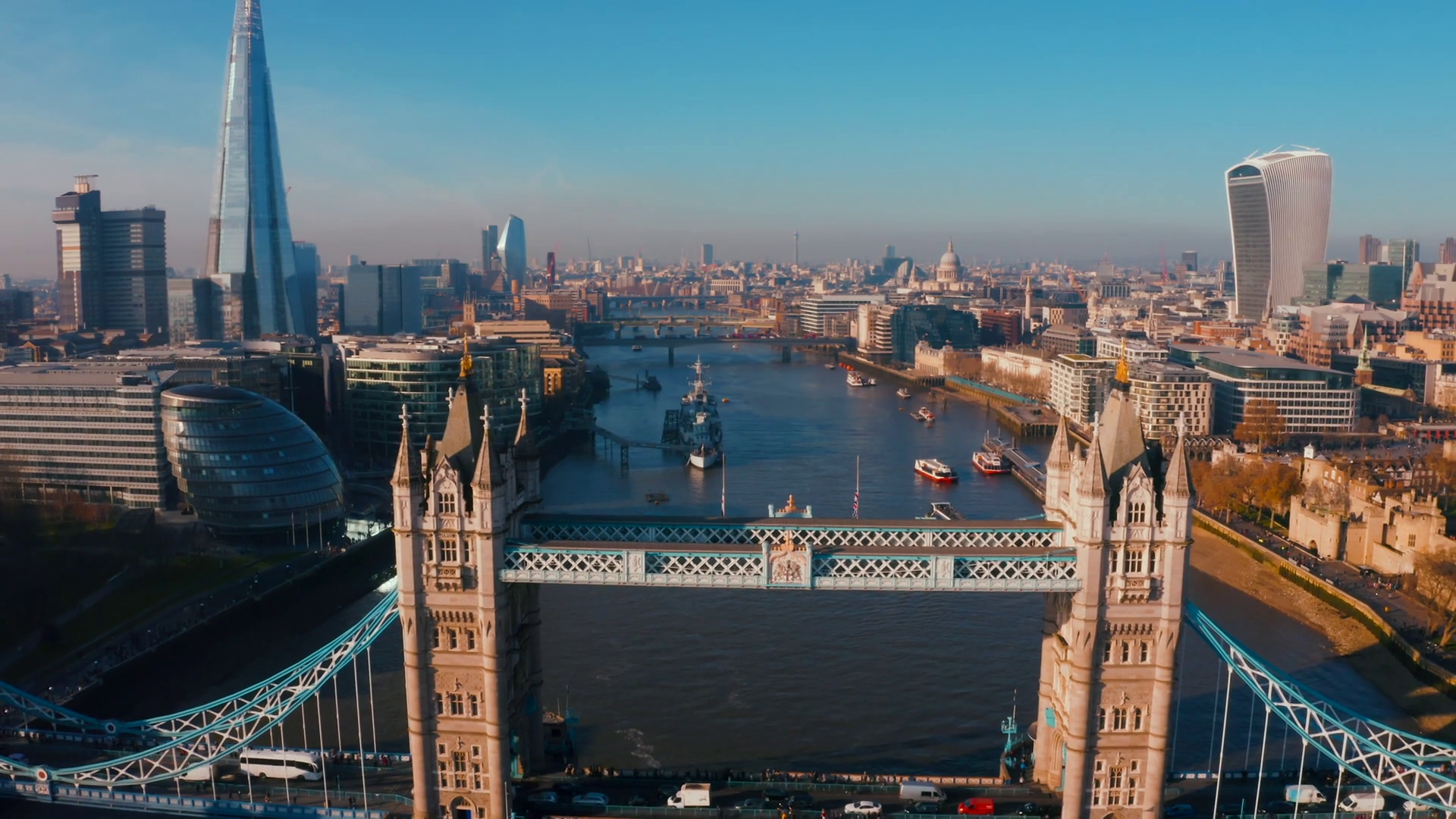 South London Aerial City View Around Stock Footage SBV-337958265 ...