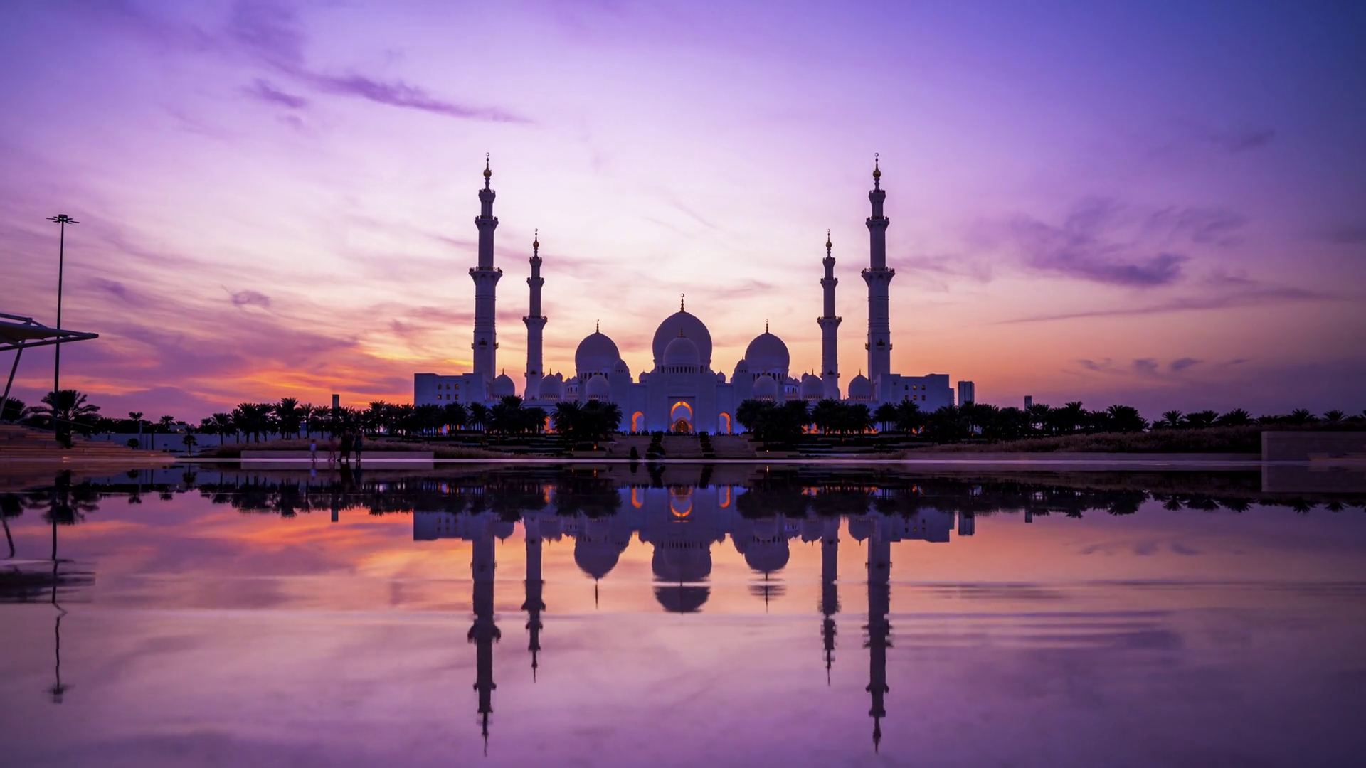 Time Lapse Panoramic View Of Sheikh Zayed Stock Footage SBV-338103767 ...