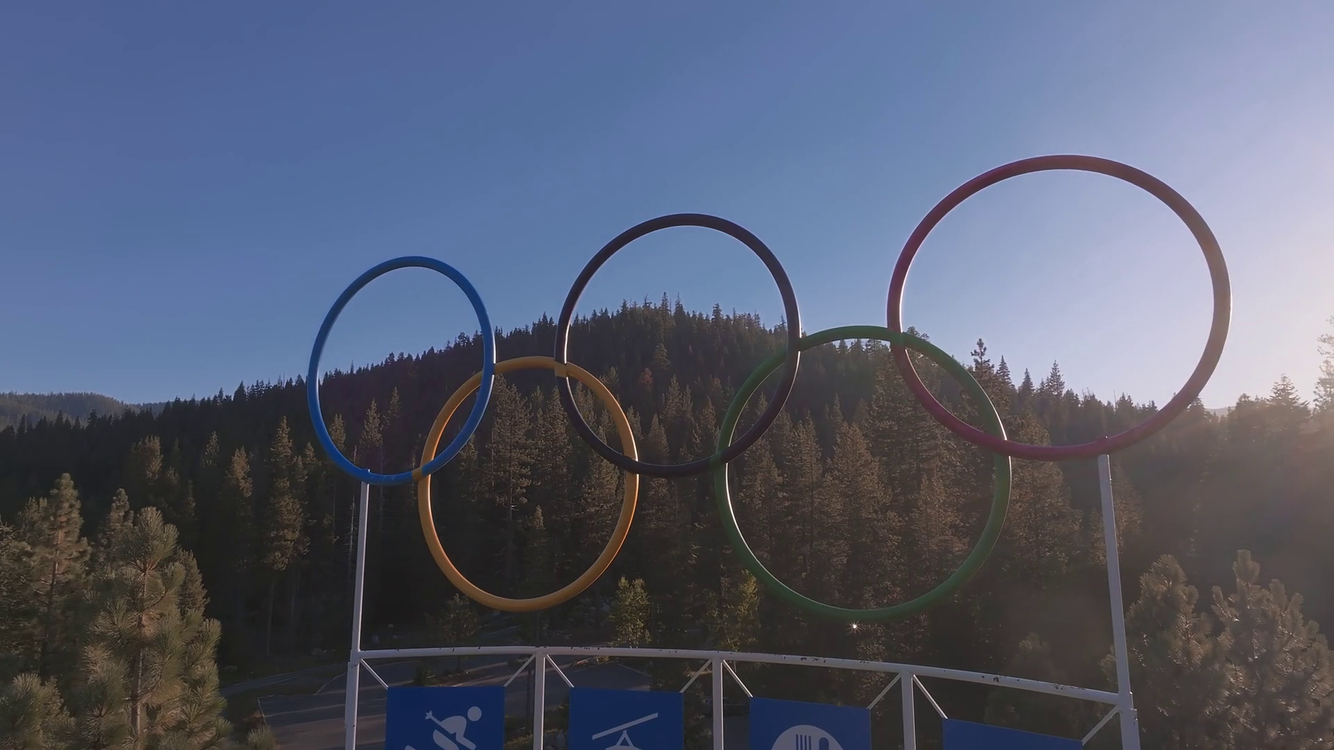 Monument Sign At Intersection In Olympic Stock Footage SBV-348724319 ...