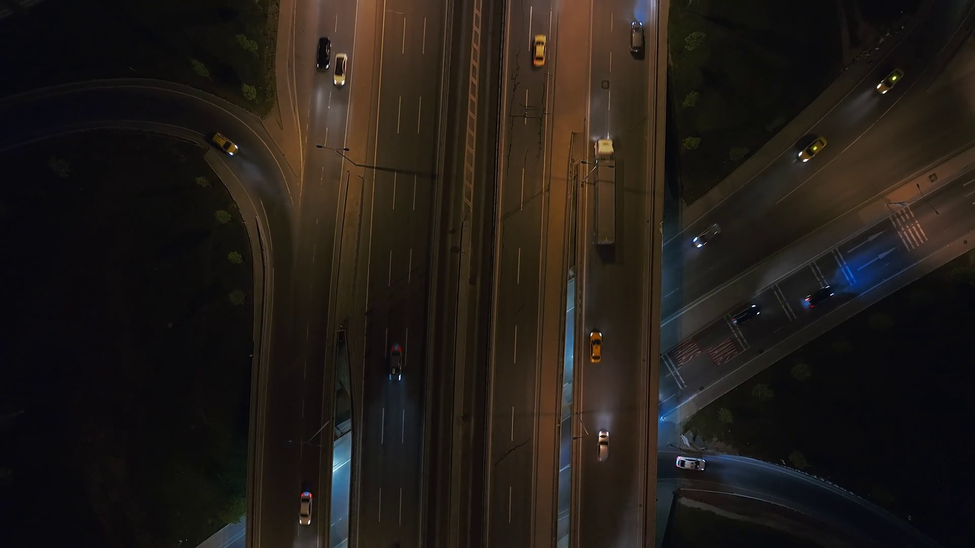Top View Of Car Traffic Transport On Stock Footage SBV-347667077 ...