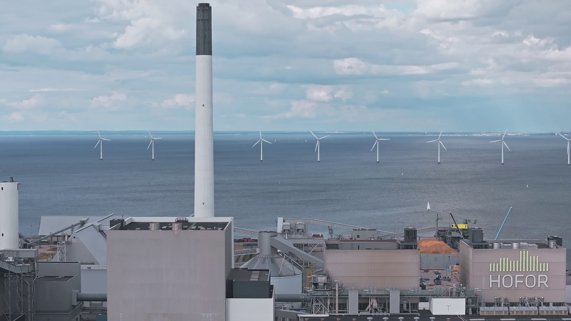 Aerial View Of Power Station Of Beautiful Stock Footage SBV-347783761 ...