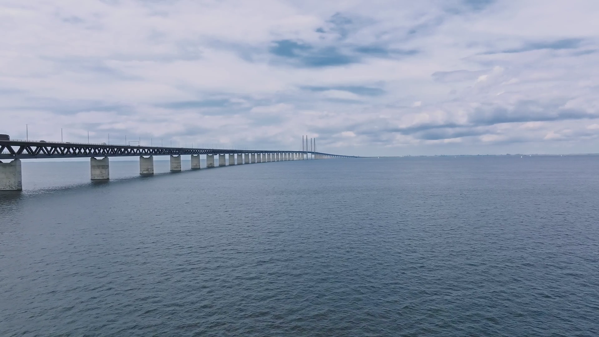 Panoramic Aerial Close Up View Of Oresund Stock Footage SBV-347783781 - Storyblocks