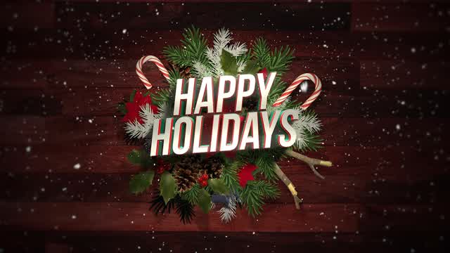 Happy Holidays Effects And Overlays Motion Backgrounds Storyblocks