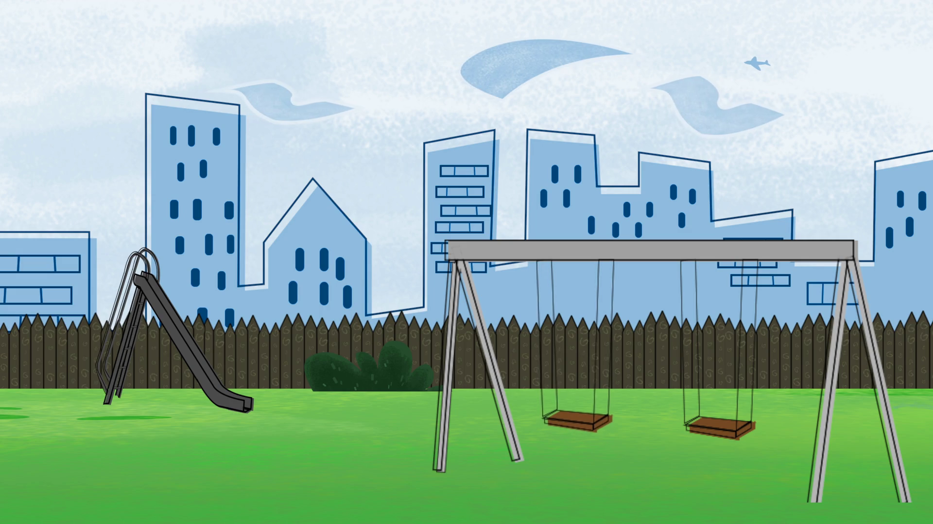 Cartoon Animation Background With Buildings Stock Motion Graphics SBV ...