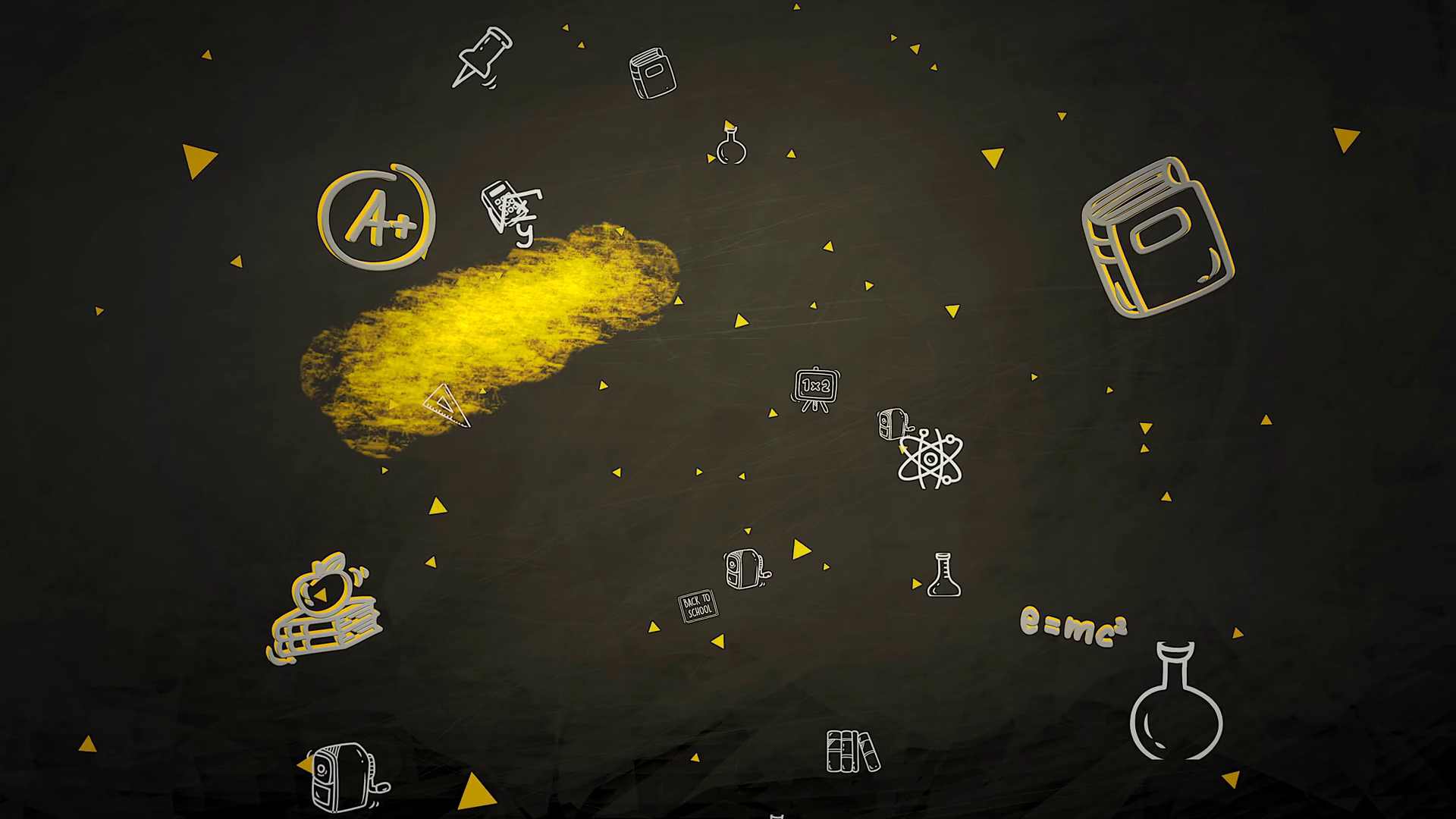 Closeup Motion Of School Elements Education Stock Motion Graphics SBV ...