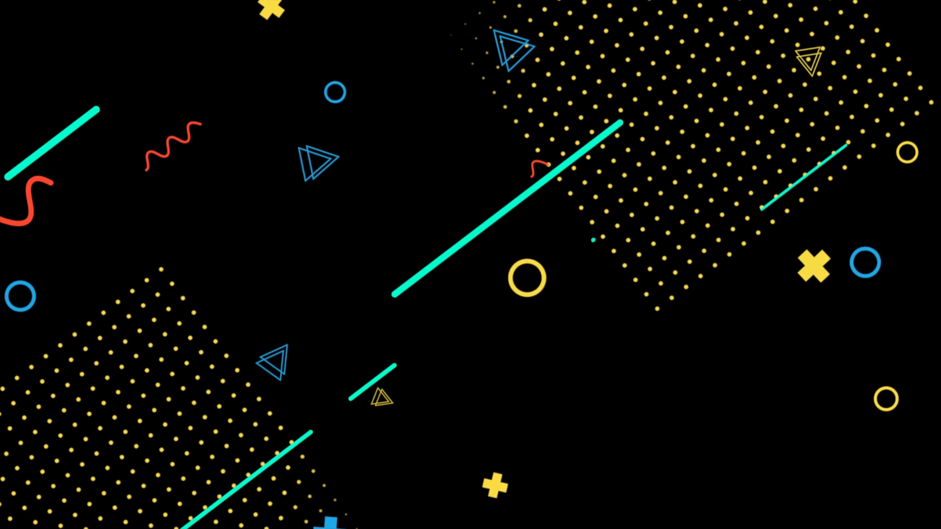 Abstract Geometric Shapes On Colorful Stock Motion Graphics SBV ...
