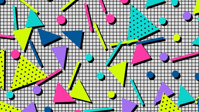 80s | Effects and Overlays motion backgrounds - Storyblocks