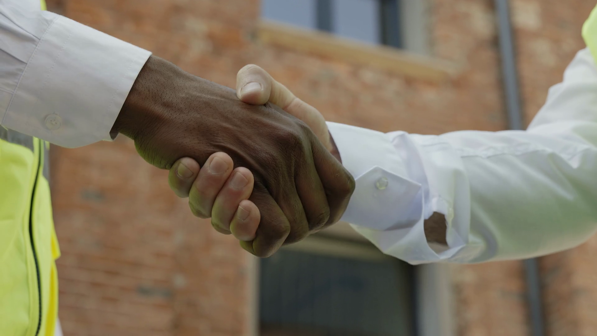 Close Up Of Handshake Between Caucasian Stock Footage SBV-347453833 ...