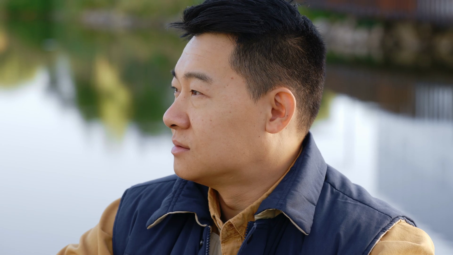 Close Up Of Smiled Asian Disabled Man Stock Footage SBV-347764778 ...