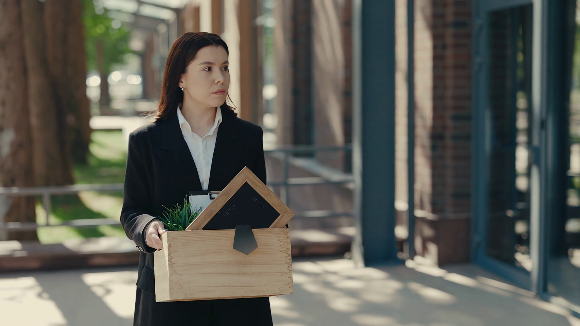 Jobless Woman Has Just Been Released Is Stock Footage SBV-348689709 ...