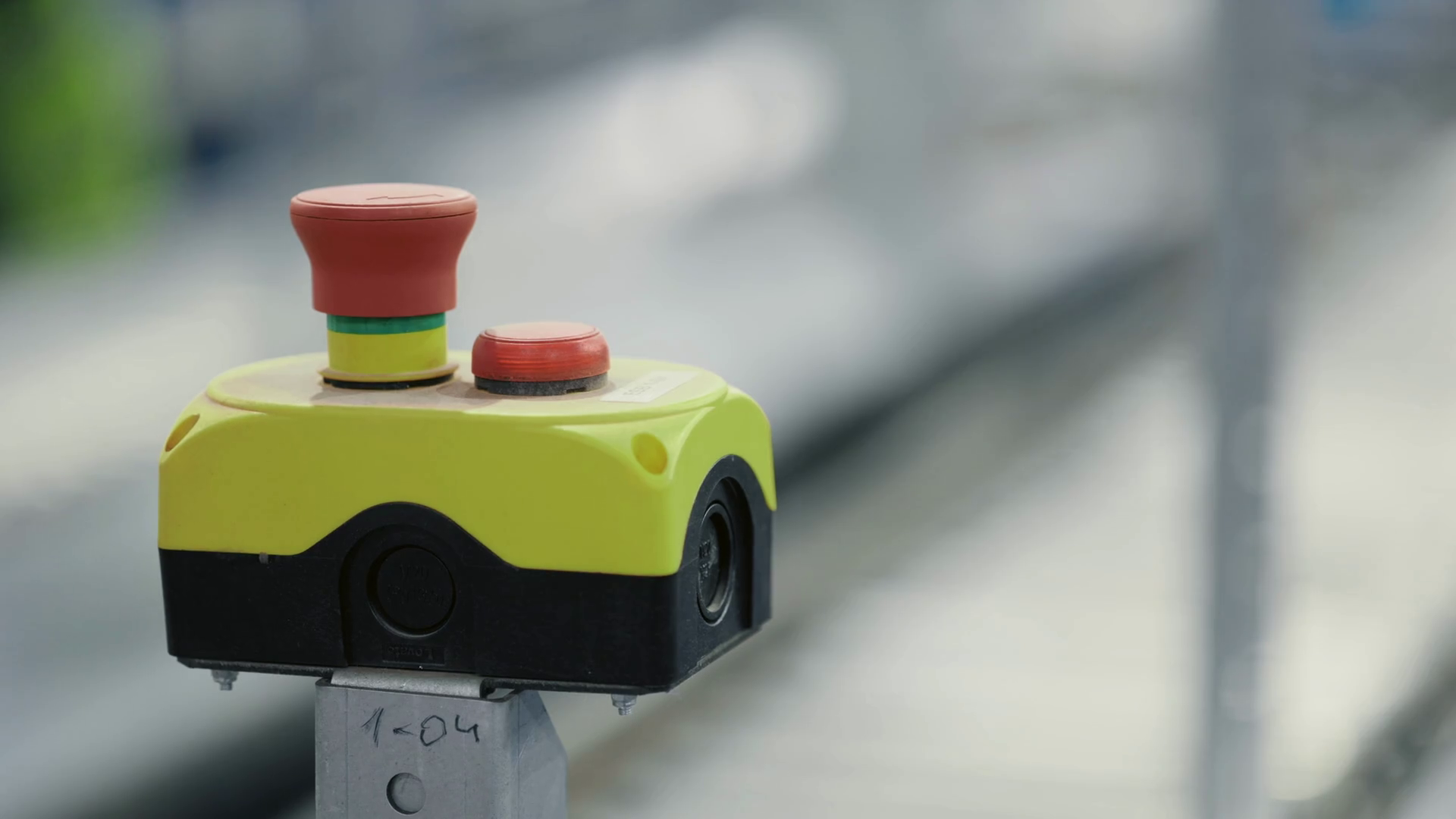 Red Stophand Reset Emergency Signal Stopping Stock Footage SBV ...