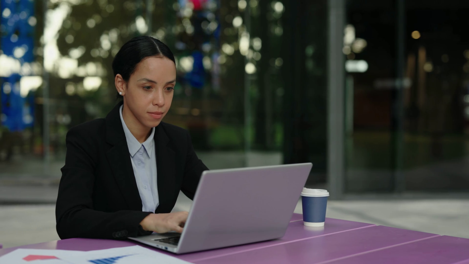 Portrait Of Positive Business Lady Working Stock Footage SBV-348901329 ...