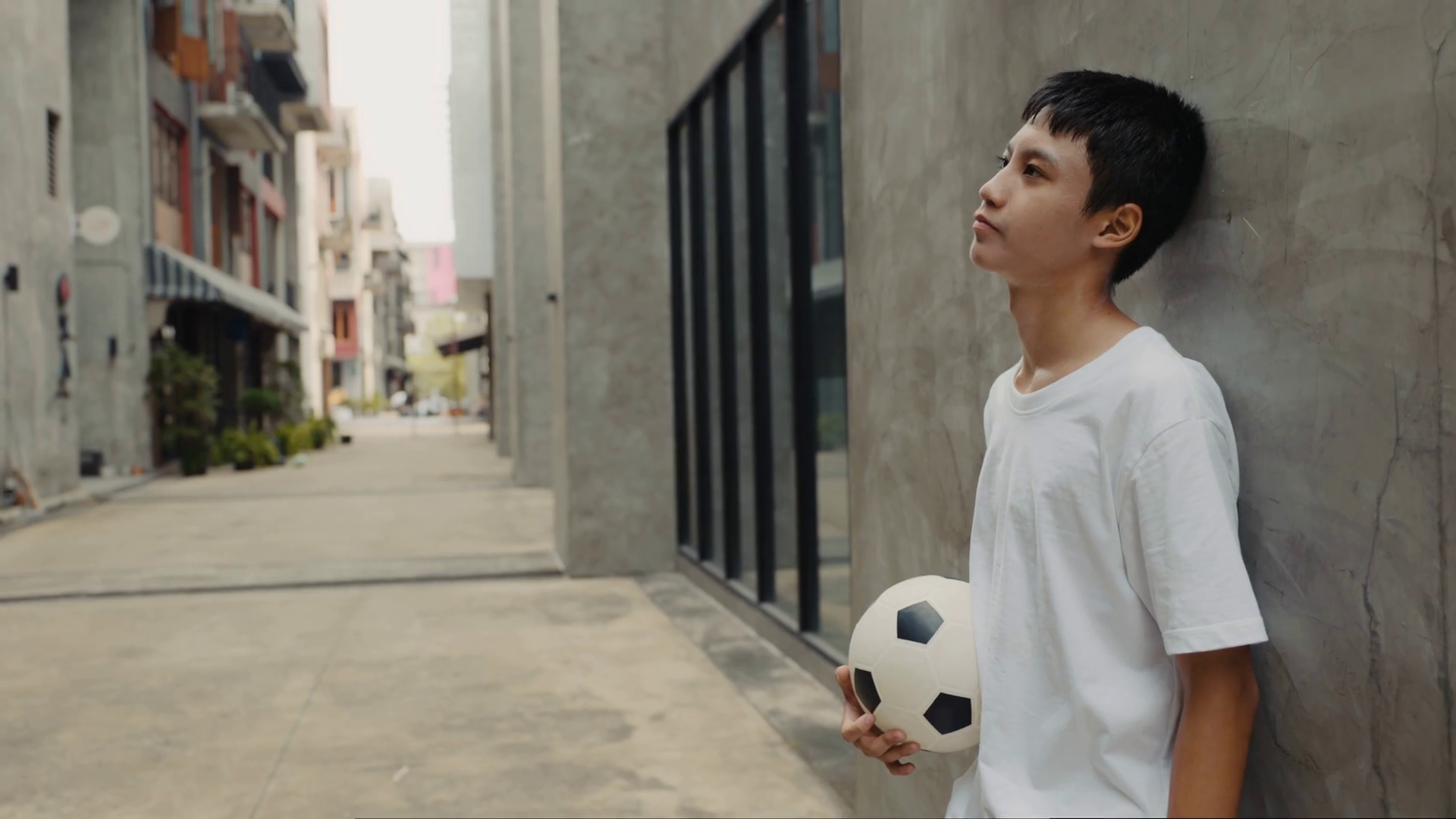 Sad Male Lost Football Match Standing In Stock Footage SBV-348938201 ...