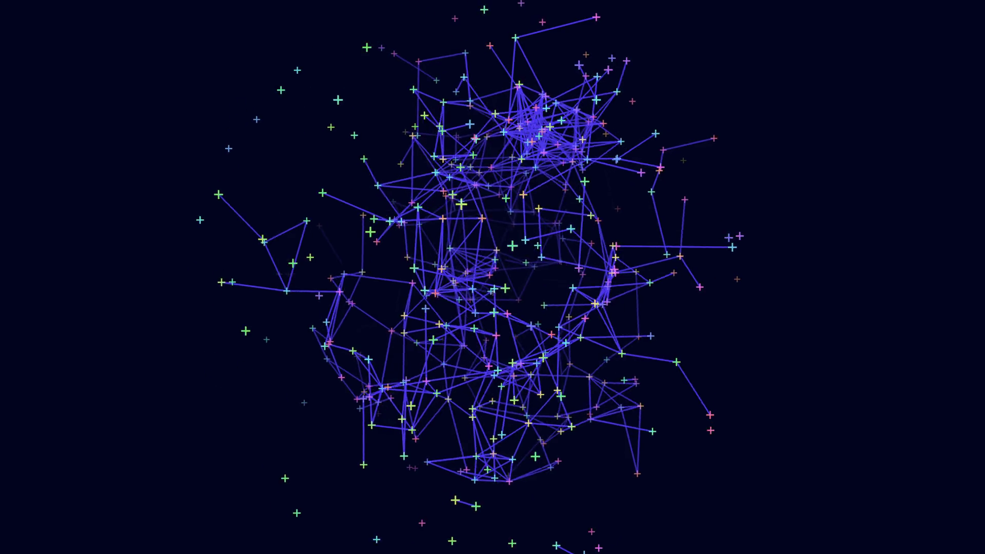 3d Network Visualization: Points Represent Stock Motion Graphics SBV ...