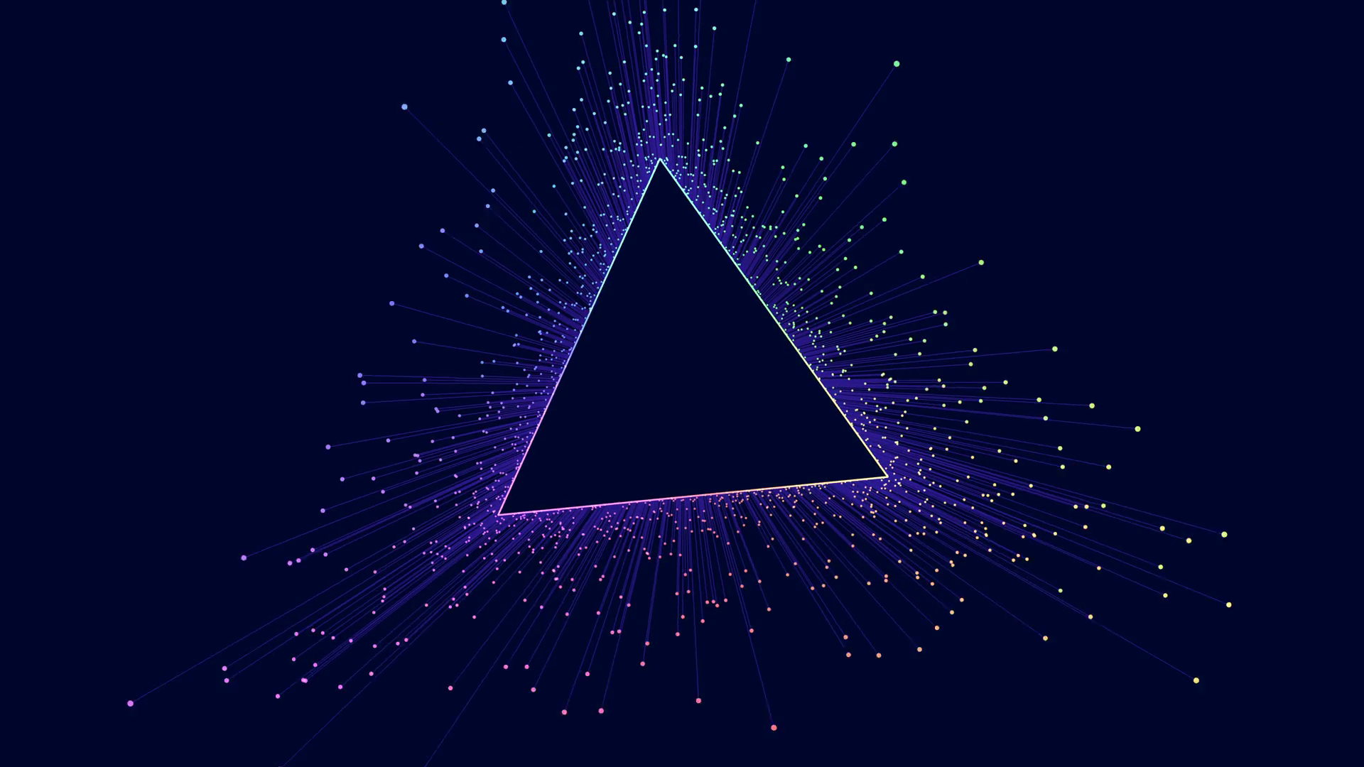A Vibrant Black Purple Triangle Emits Stock Motion Graphics SBV-348659428 - Storyblocks