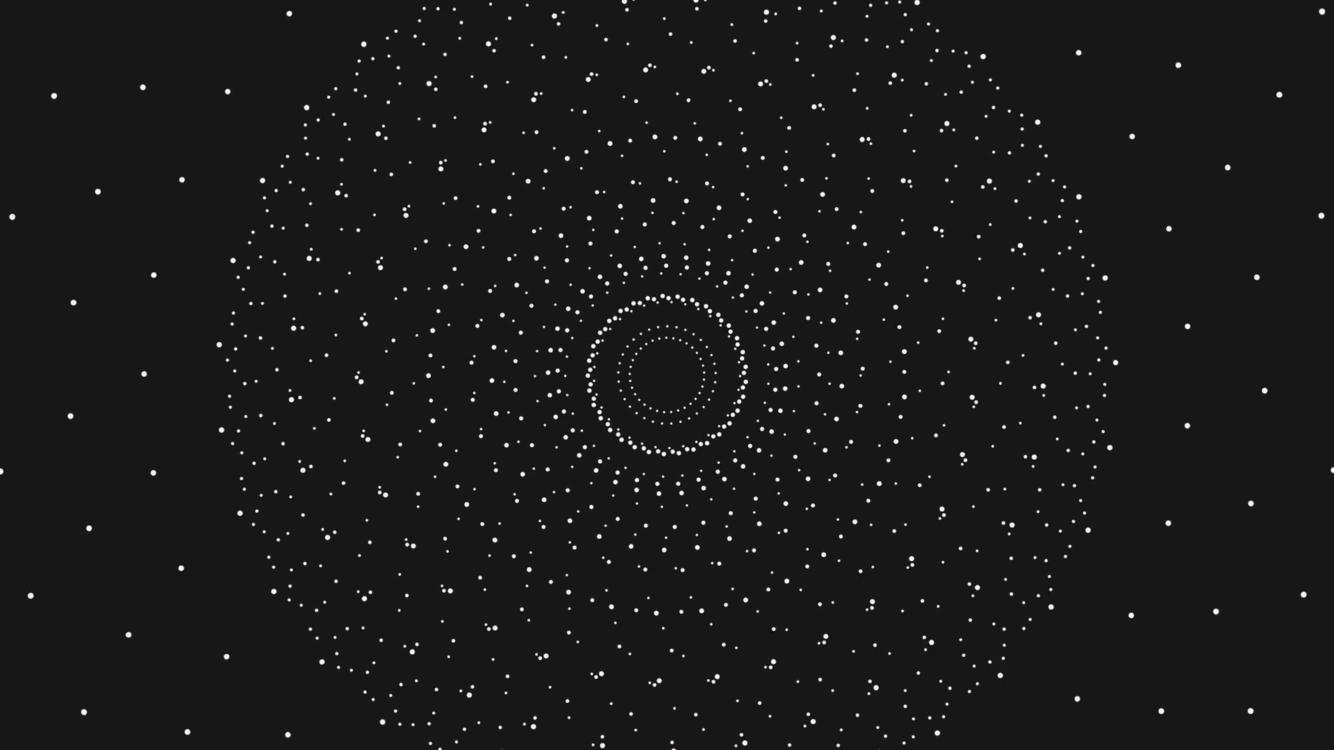 Symmetric Circular Pattern Of White Dots On Stock Motion Graphics SBV ...