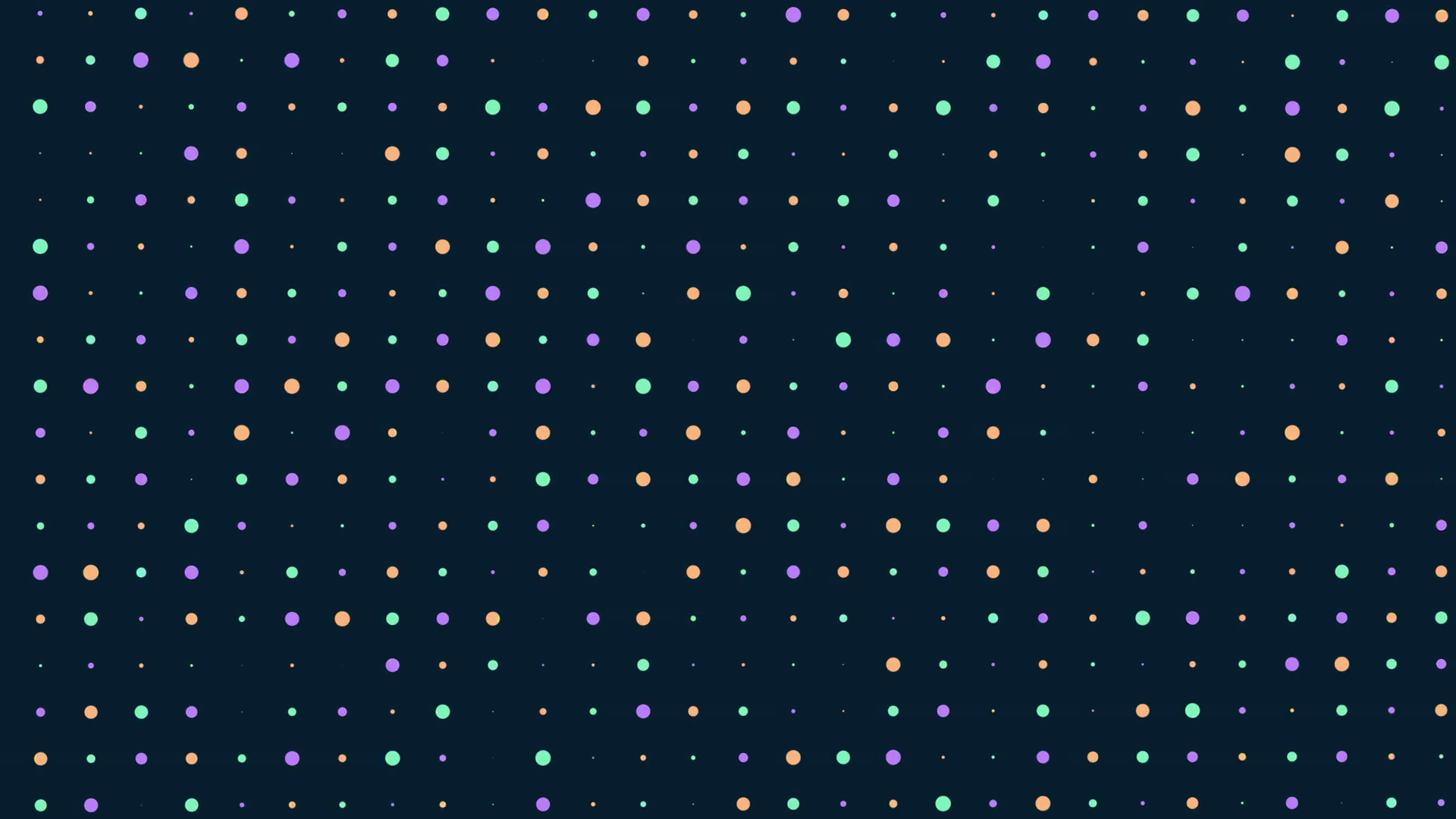 Vibrant Dots Of Various Sizes Colors Form Stock Motion Graphics SBV ...