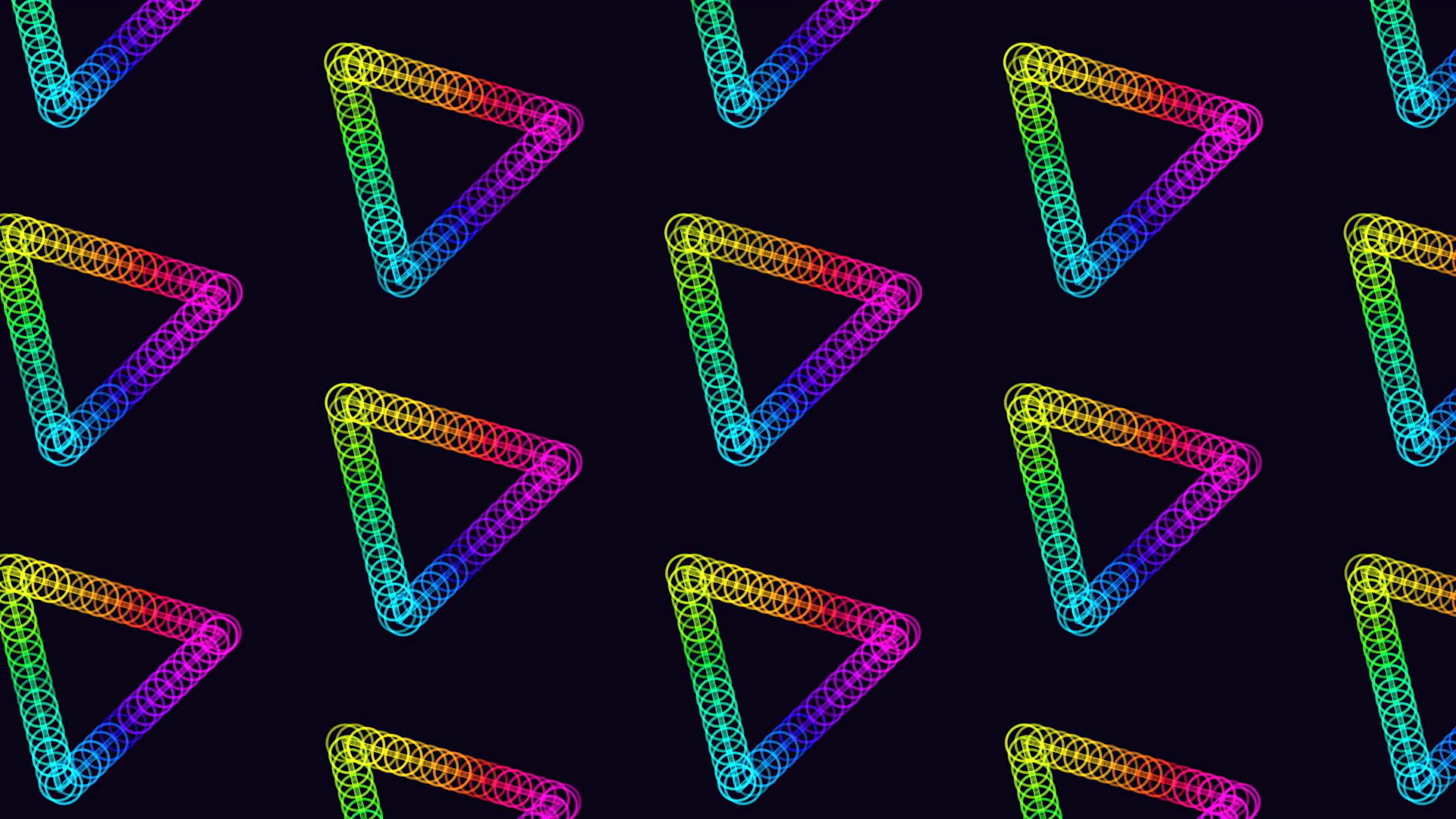 Neon Futuristic Triangles Pattern With Stock Motion Graphics SBV ...