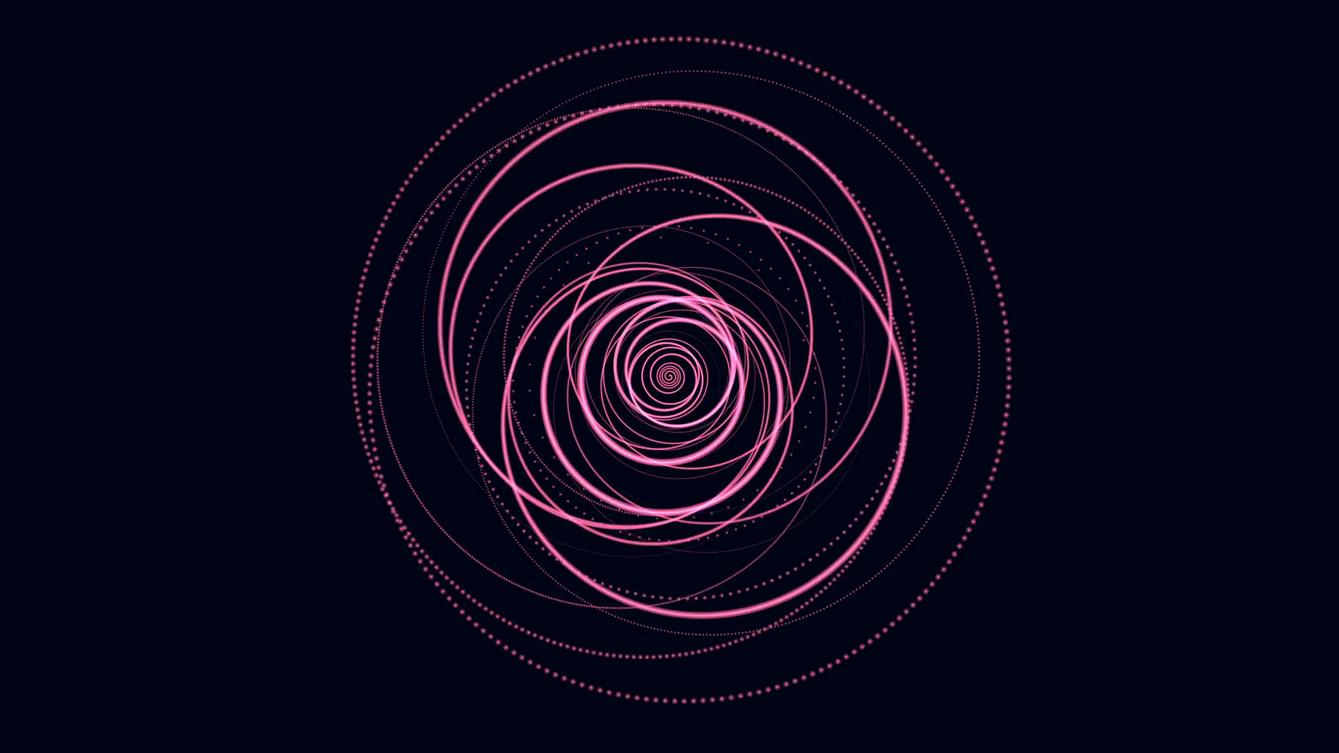 An Abstract Pink Spiral Design Against Black Stock Motion Graphics SBV ...