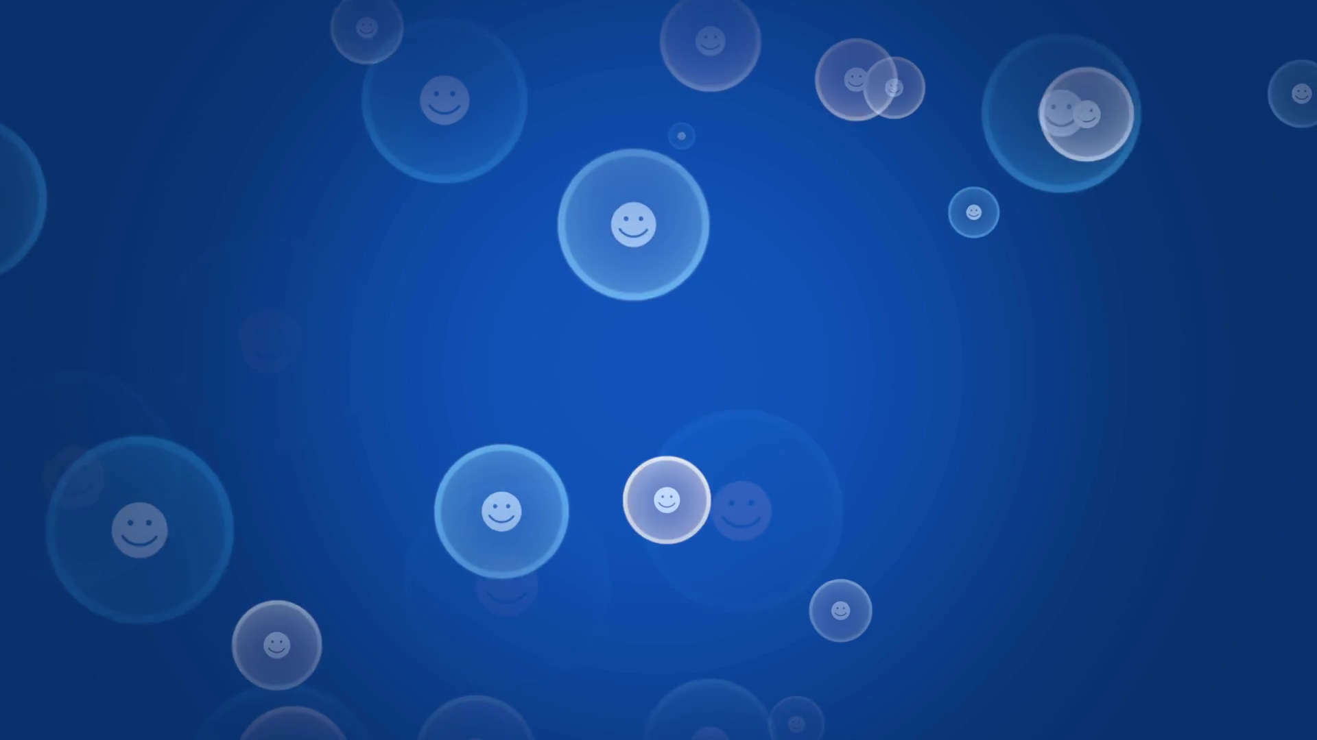 Social Smile network icons pattern on gradient background, abstract ...