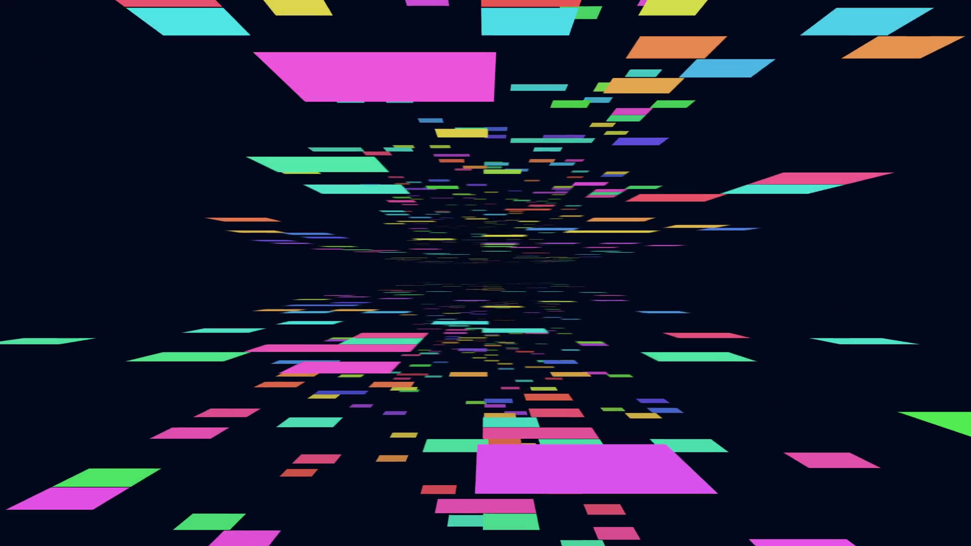 Random Moving Digital Glitters With Rainbow Stock Motion Graphics SBV ...