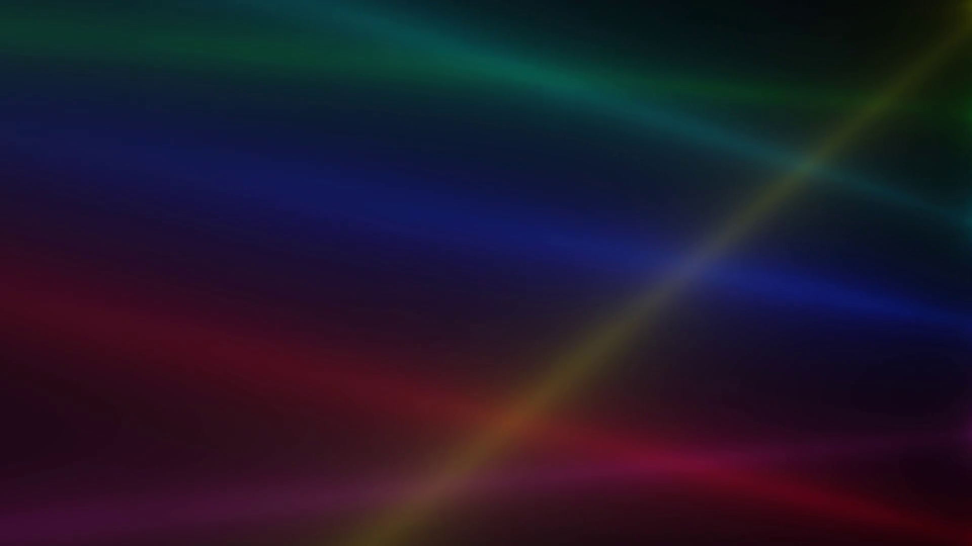 Glowing rainbow spotlight beams on black gradient, abstract motion awards, club and ...