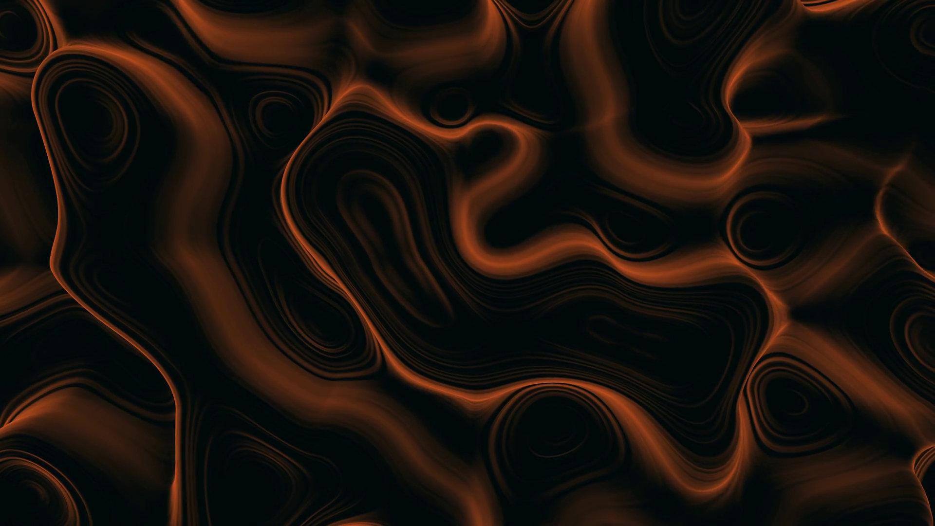 Flowing Orange Waves Vortex Circles In Black Stock Motion Graphics SBV-347190289 - Storyblocks