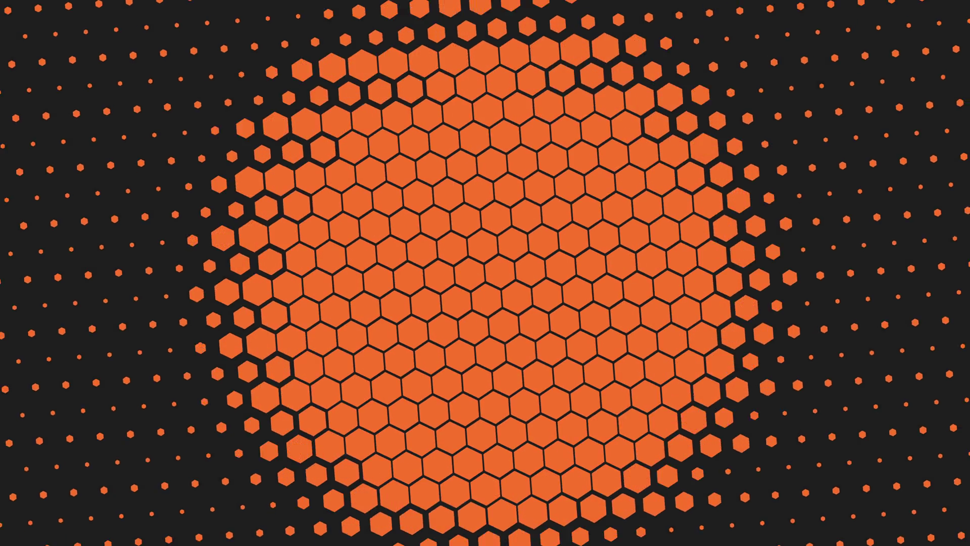 An Energetic Honeycomb Pattern With Black Stock Motion Graphics SBV-348532625 - Storyblocks