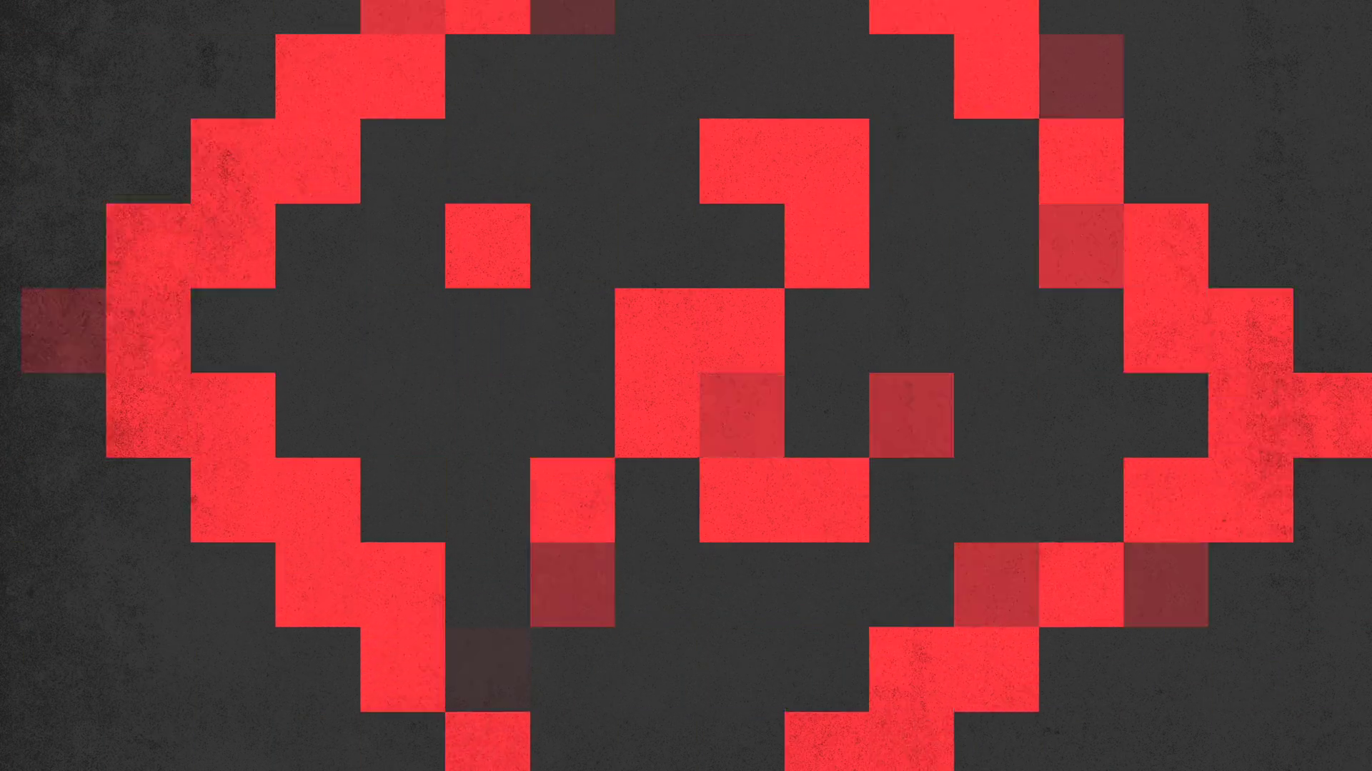 Red Blocks Pattern In 8 Bit Of Architecture Stock Motion Graphics SBV ...