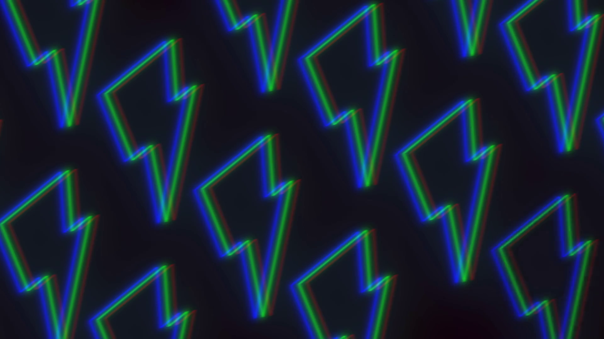 Seamless Neon Thunderstorm Pattern With Stock Motion Graphics SBV ...