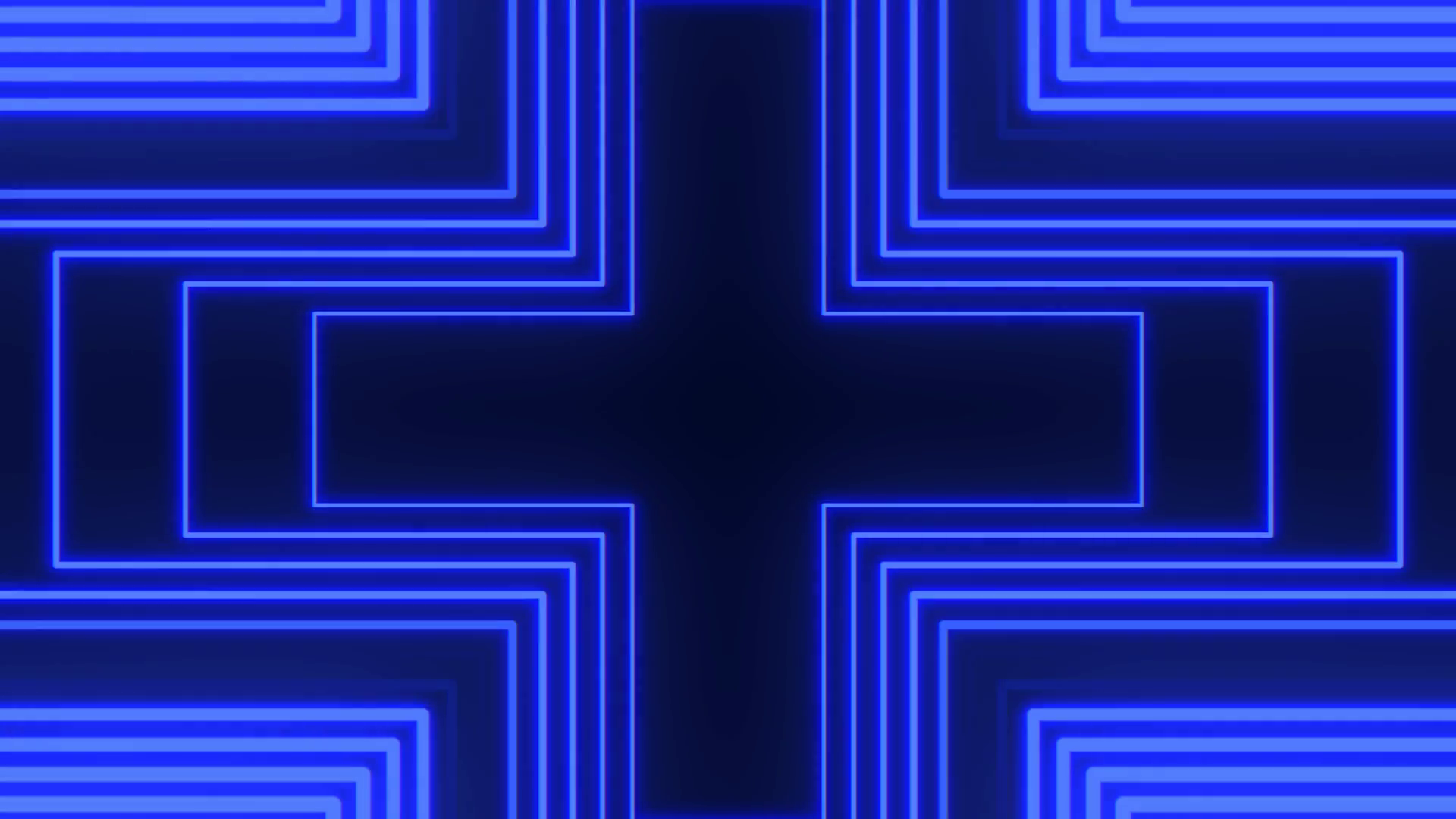 In Enigmatic Realm Blue Neon Cross Abstract Stock Motion Graphics SBV ...