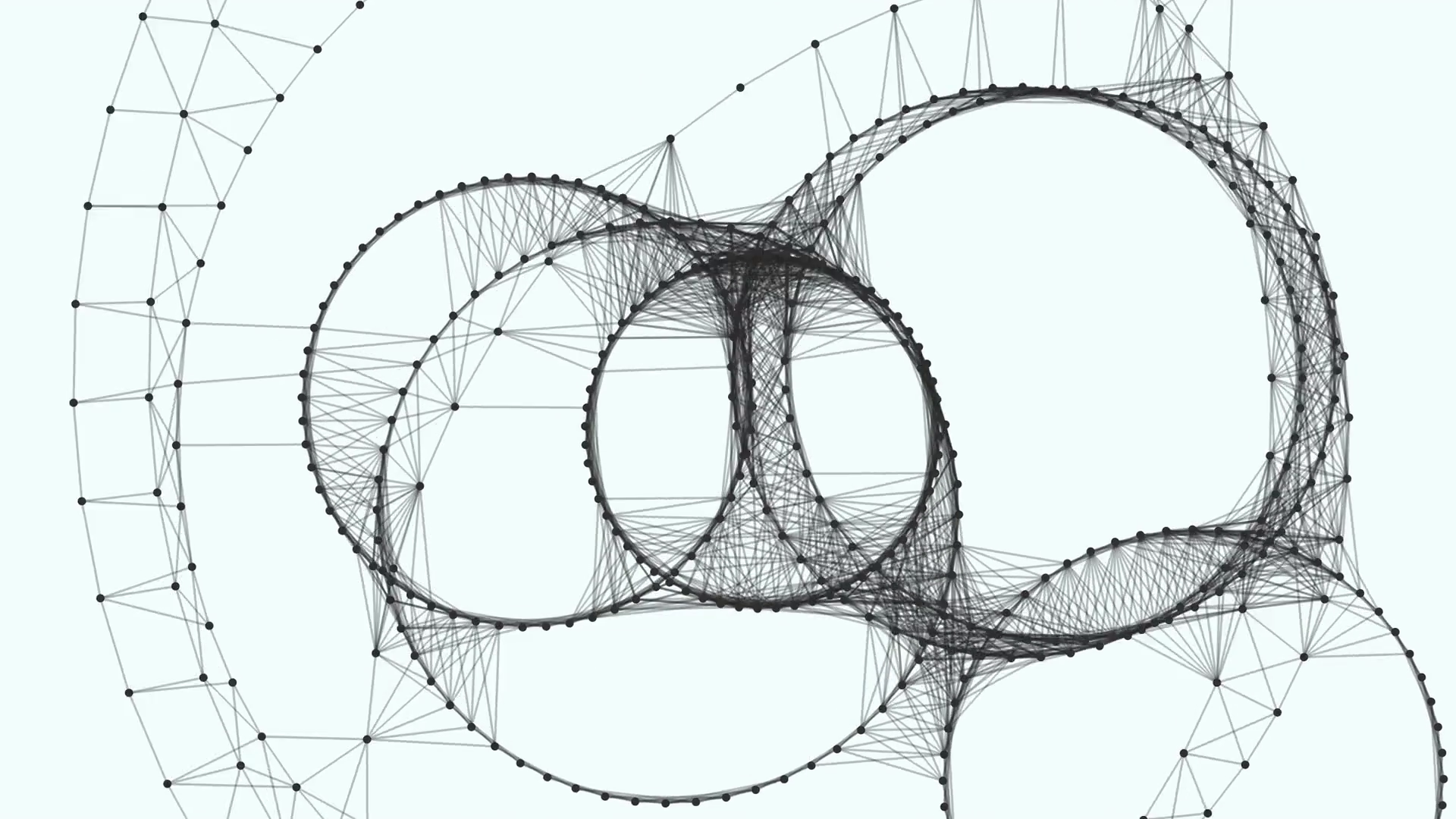 Interconnected Circles Arranged In Circular Stock Motion Graphics SBV ...