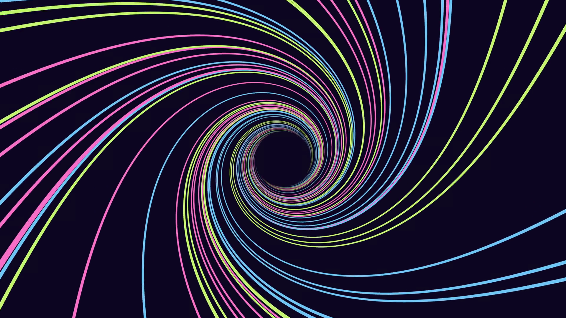 Psychedelic Illusion Neon Rainbow Lines In Stock Motion Graphics SBV ...