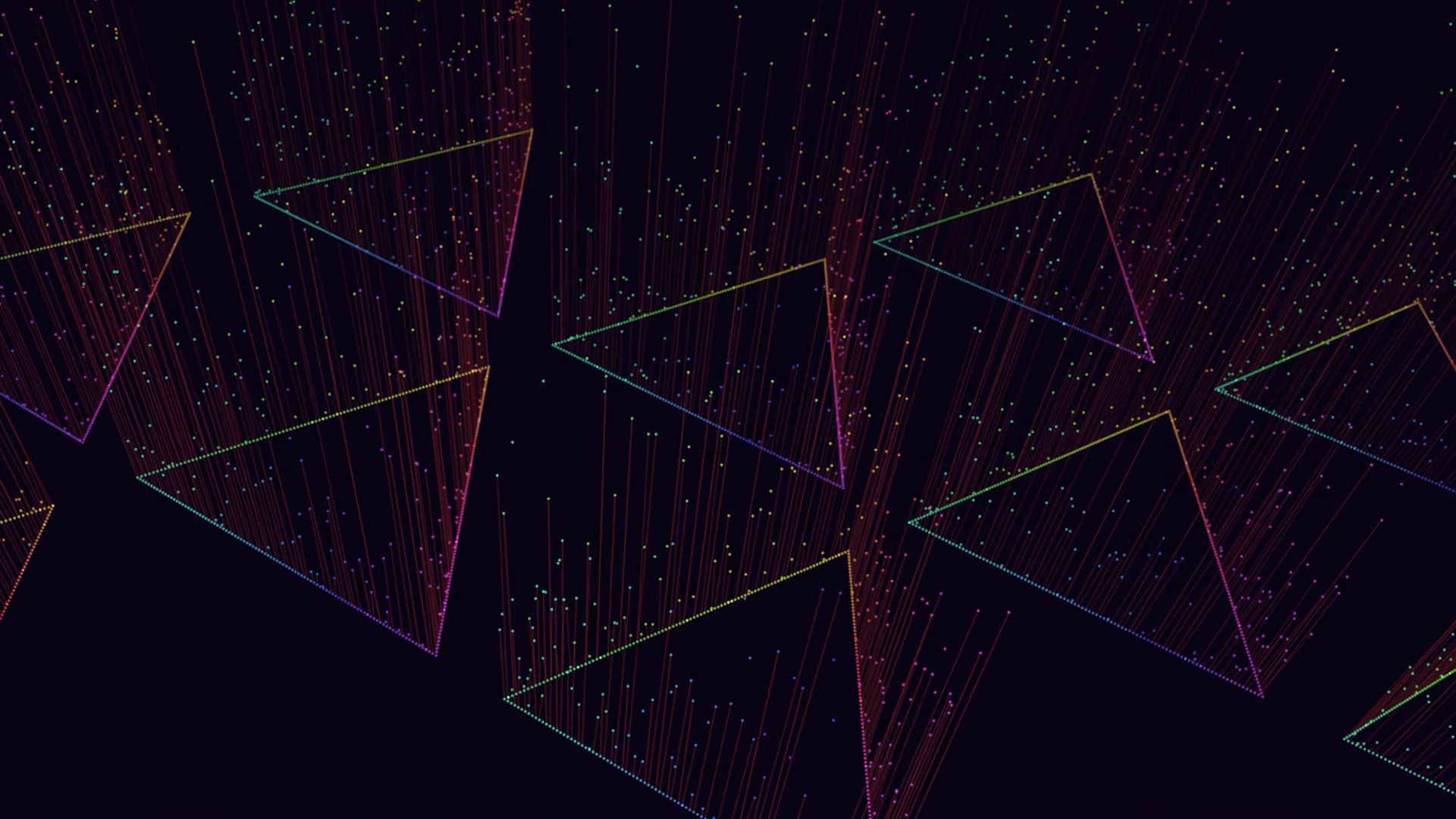Colorful Triangles Arranged In Zigzag Stock Motion Graphics SBV ...