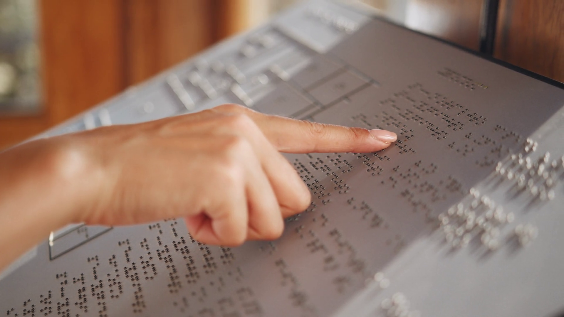 Touching Letters On Sheet Of Paper Close-up Stock Footage SBV-348463972 ...